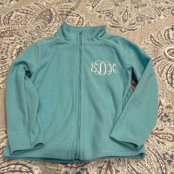 Southern Tots | Jackets & Coats | Southern Tots Momogrammed Zip Jacket ...